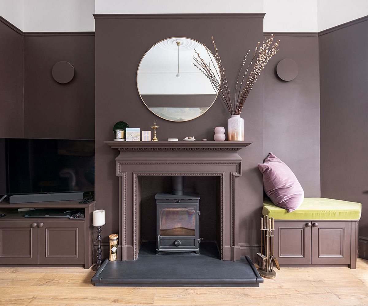 11 log burner surround ideas for every type of stove | Homebuilding