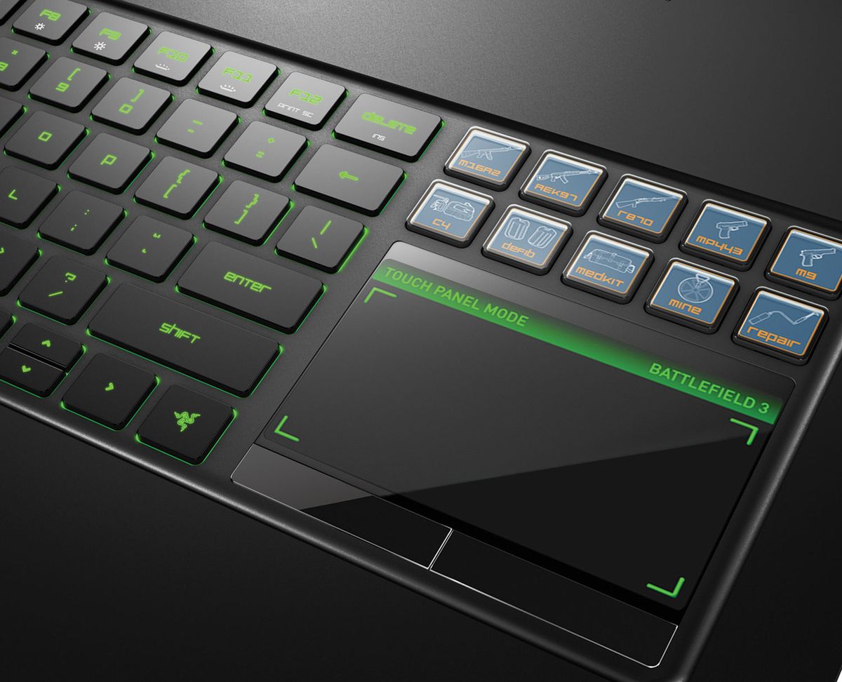 SwitchBlade UI And Keyboard - Razer's Second-Generation Blade Notebook ...