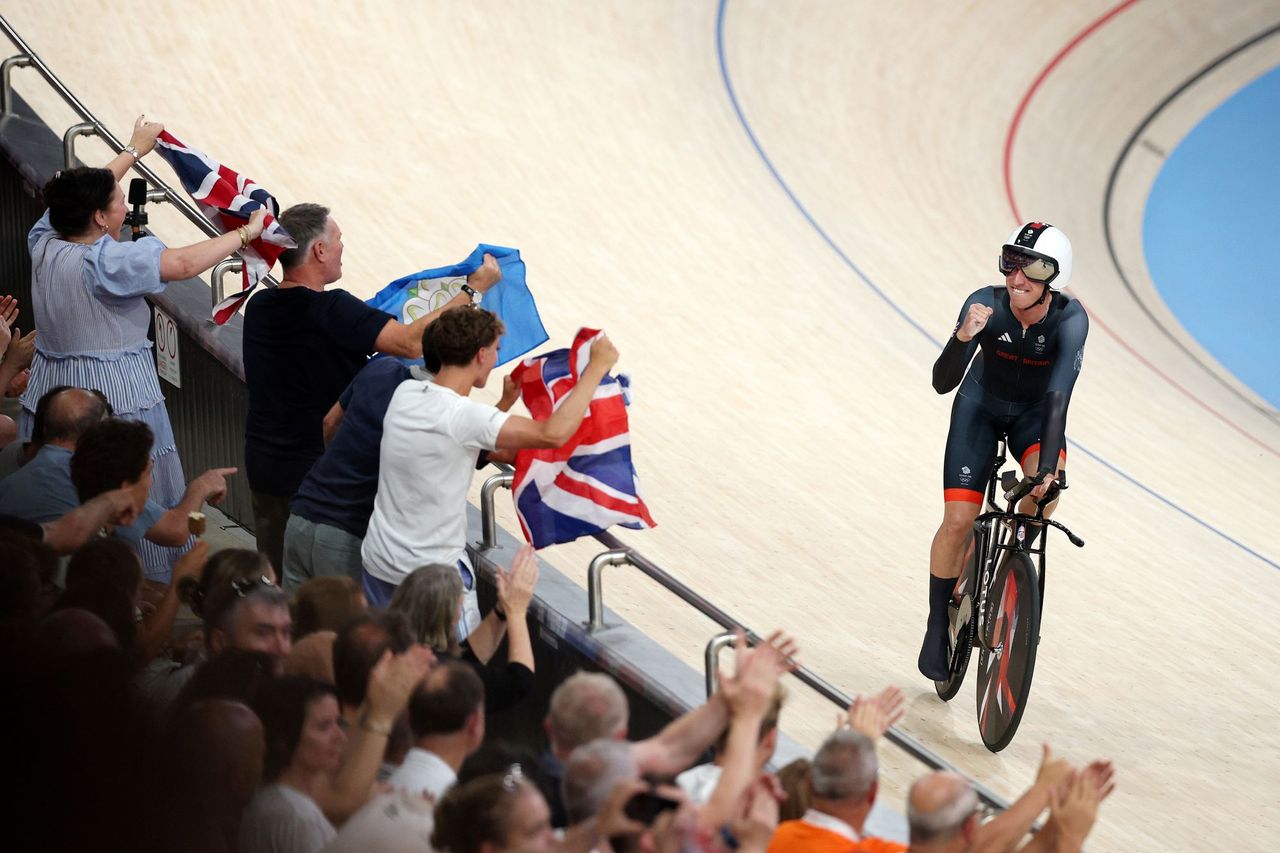 GB claim Olympic silver in men's team sprint as Netherlands break world ...
