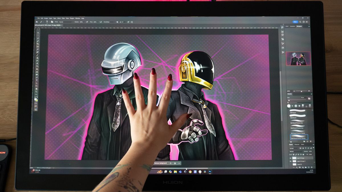 Huion Kamvas Pro 27 review: giant drawing tablet is a massive success ...