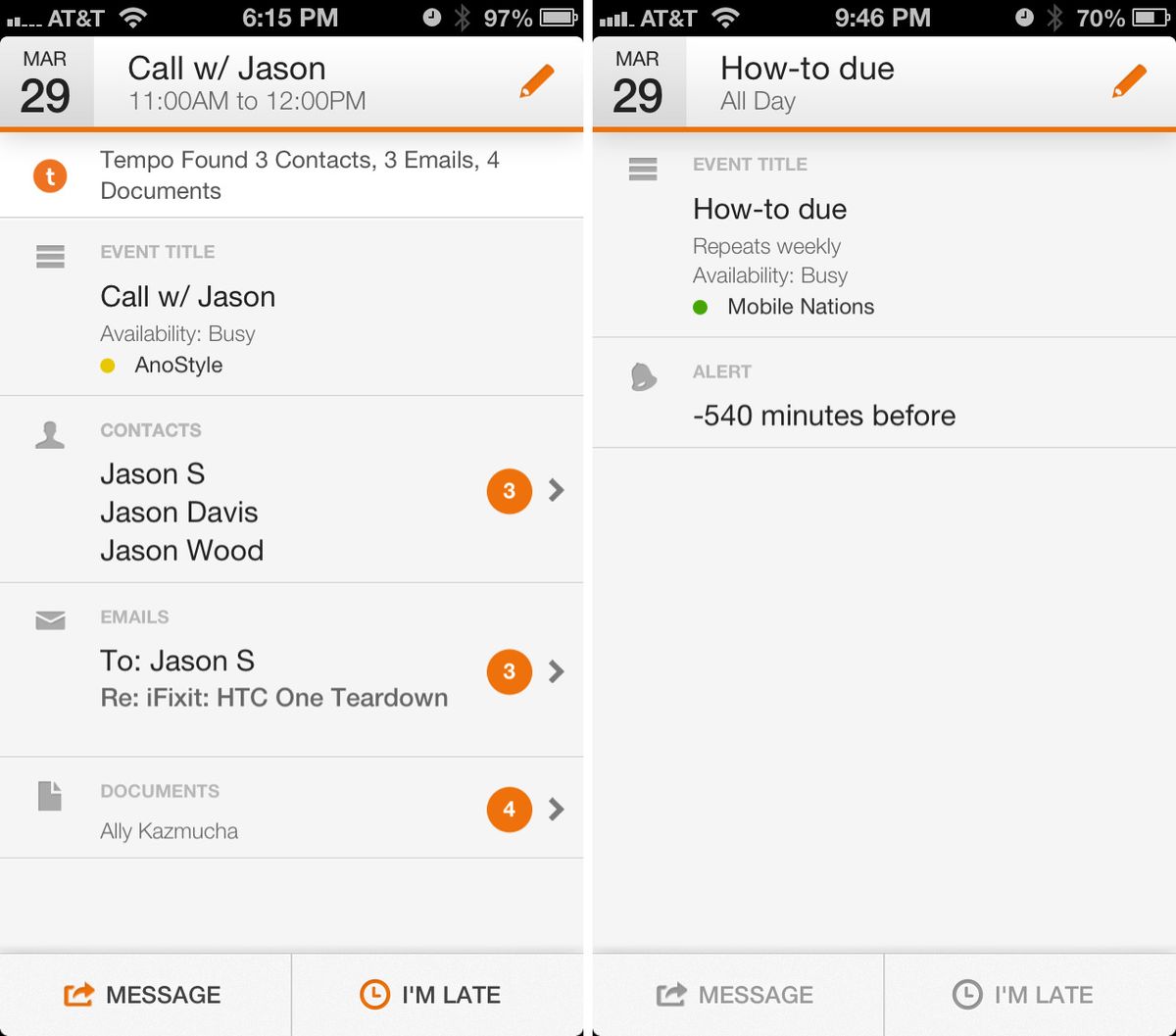 Tempo Smart Calendar for iPhone review | iMore