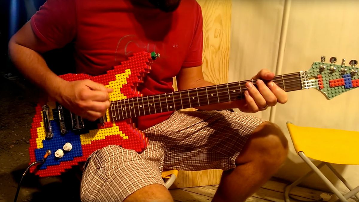 This guy has made a fully working guitar out of Lego | Louder