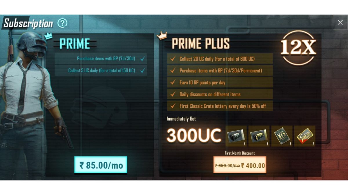 PUBG Mobile Prime and Prime Plus subscription starts at Rs 79 in India ...