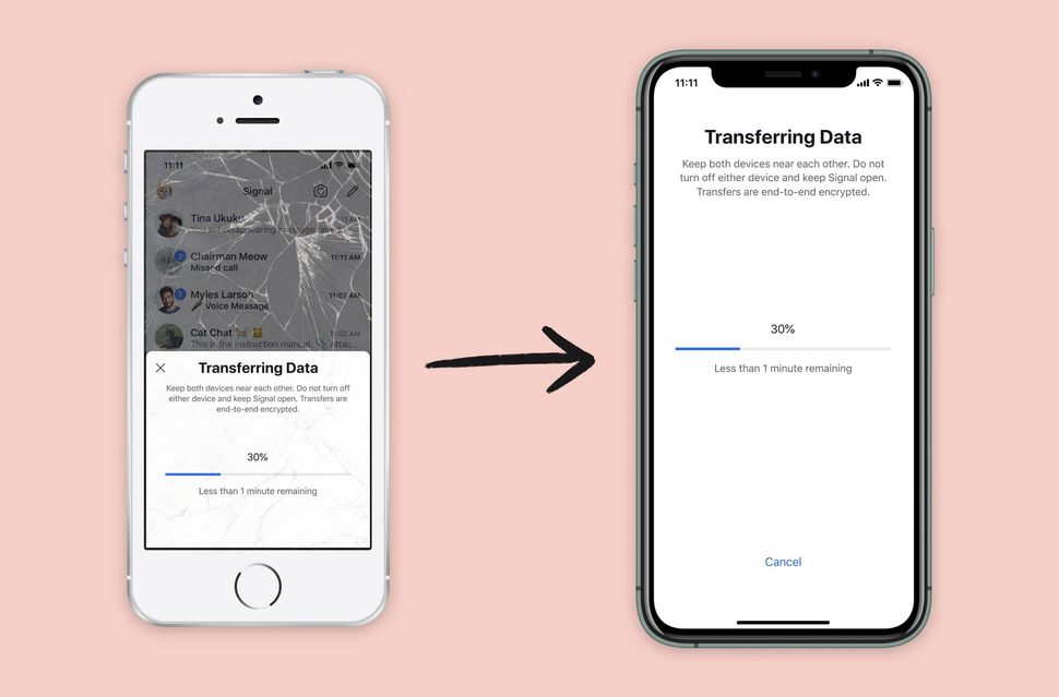 iPhone users can now transfer Signal data to new phones — here's how ...
