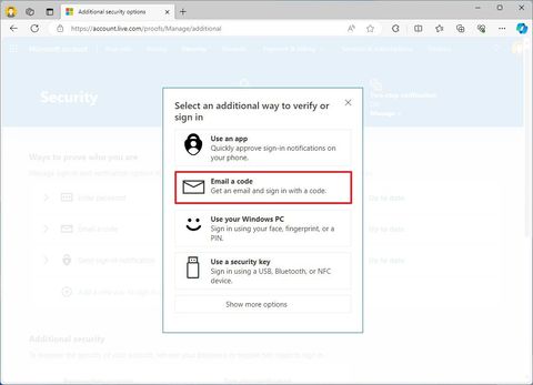 How to set up two-factor authentication (2FA) on a Microsoft account ...
