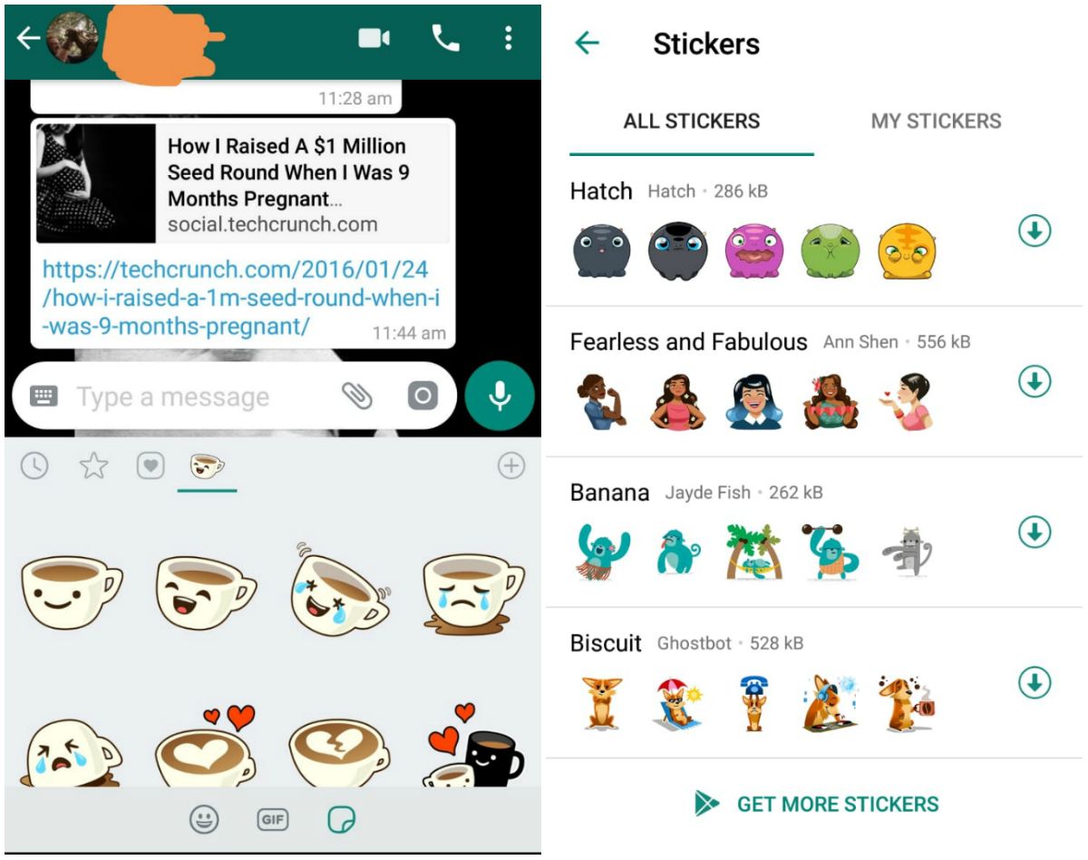 WhatsApp 2.18 update brings stickers in chat, here's how to customise ...