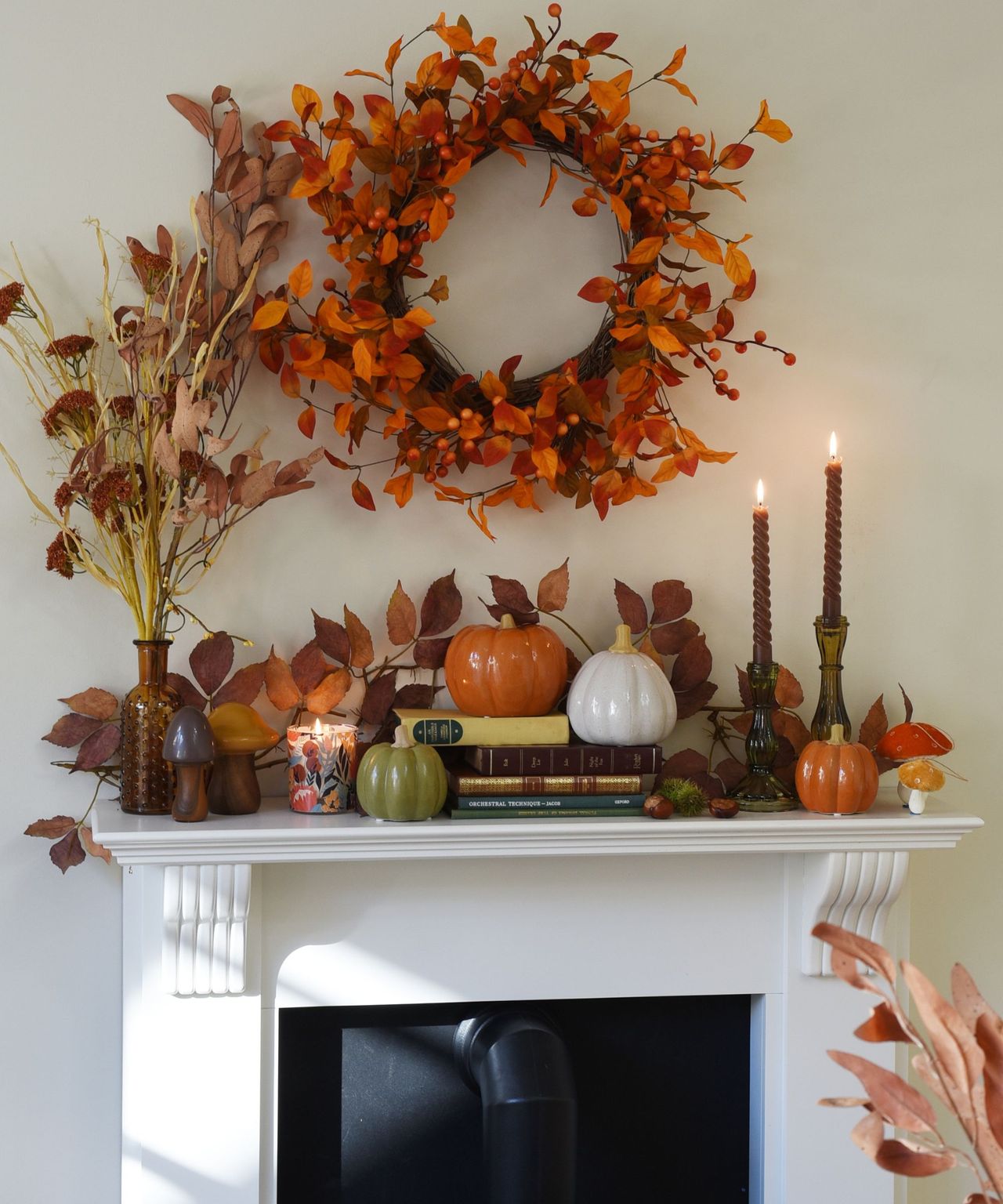 10 fall fireplace ideas to create a cozy seasonal focal point | Homes ...
