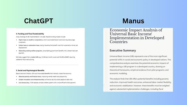 I just tested Manus vs ChatGPT with 5 prompts — here's the winner | Tom ...