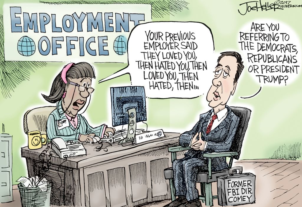 7 brutally hilarious cartoons on the James Comey firing | The Week