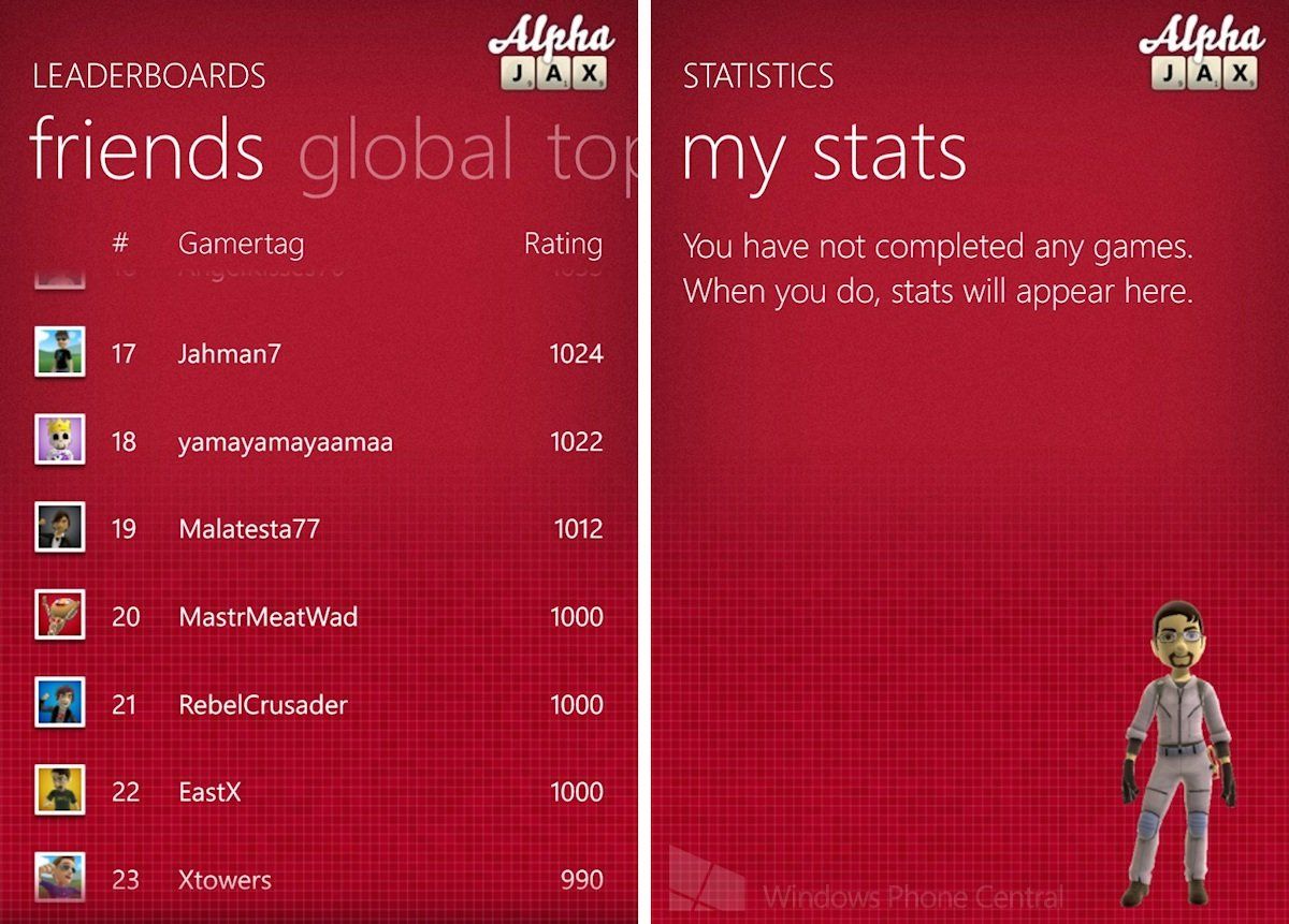AlphaJax update misplaces user stats and games - fix on the way ...
