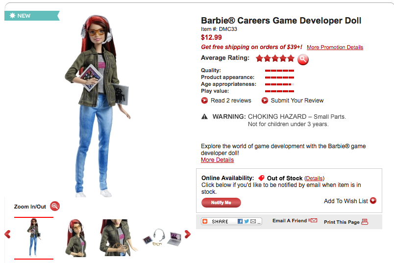 Game Developer Barbie sells out online | IT Pro