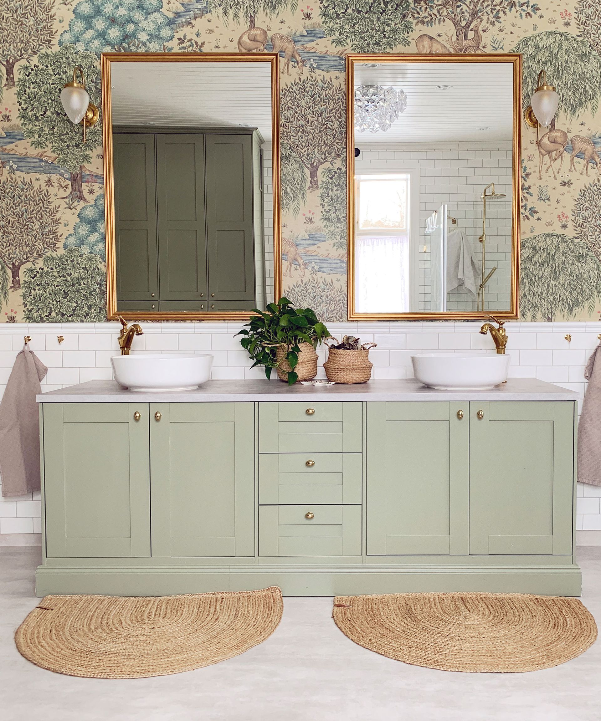 An IKEA METOD cabinet hack has transformed this bathroom | Livingetc