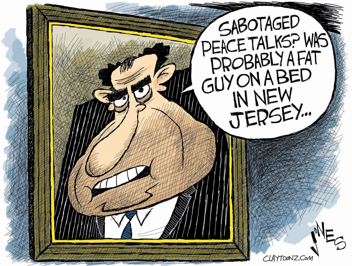 Editorial cartoon U.S. President Nixon Vietnam peace talks | The Week