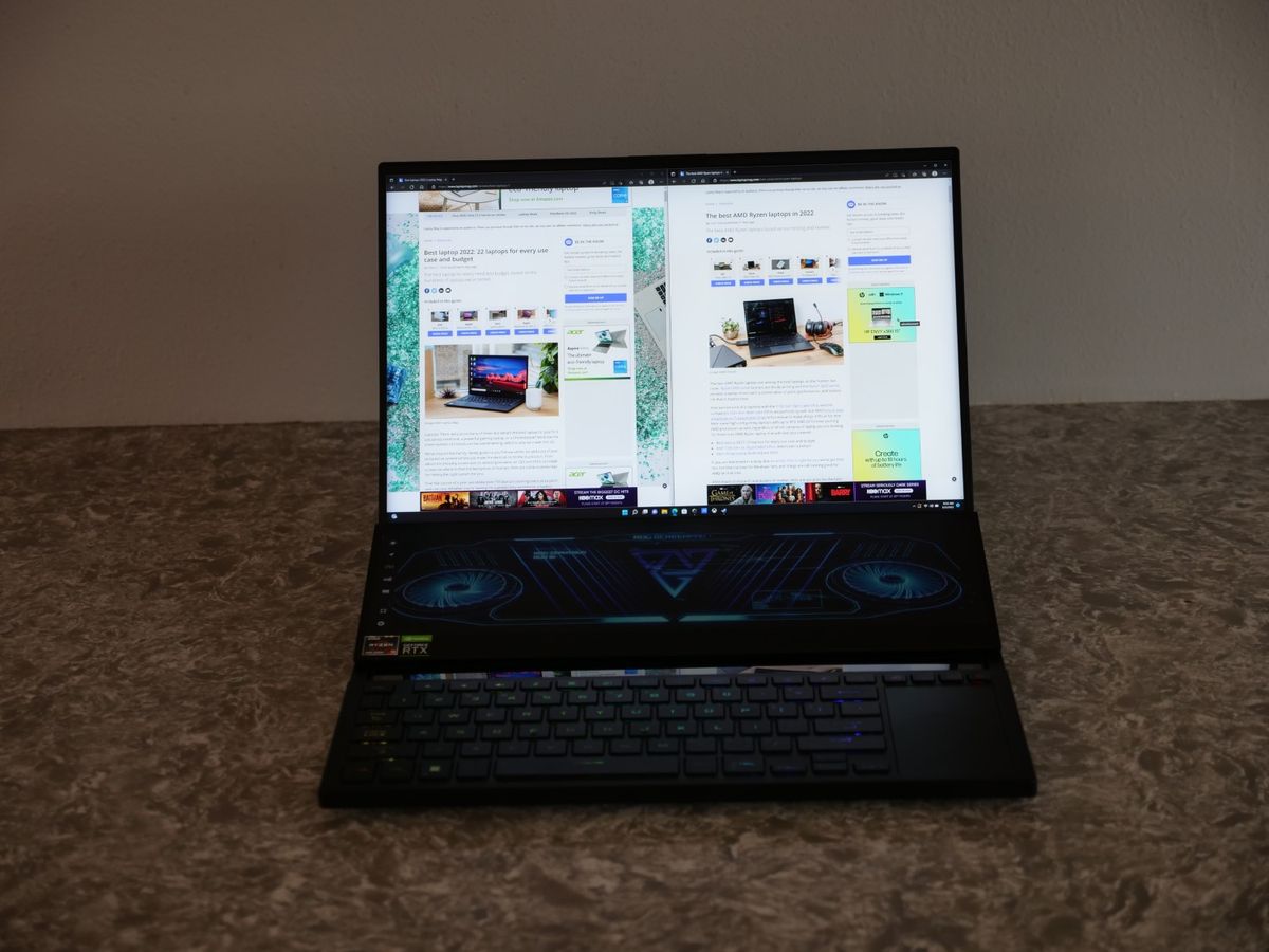 Asus ROG Zephyrus Duo 16 (2022) review: Double the screens, double the ...