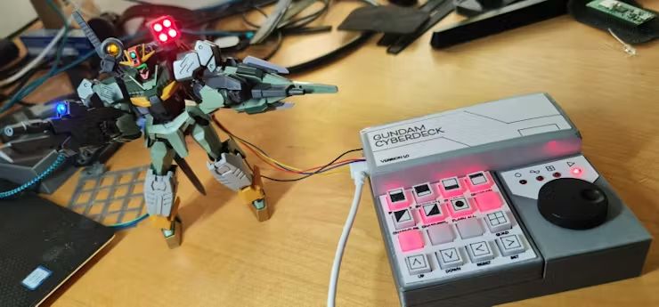 Raspberry Pi Pico brings Gundam to life with interactive LED light show ...