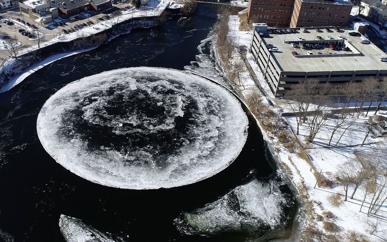 Giant, Spinning Disk of Ice Looks Like Alien Creation. Here's How It ...