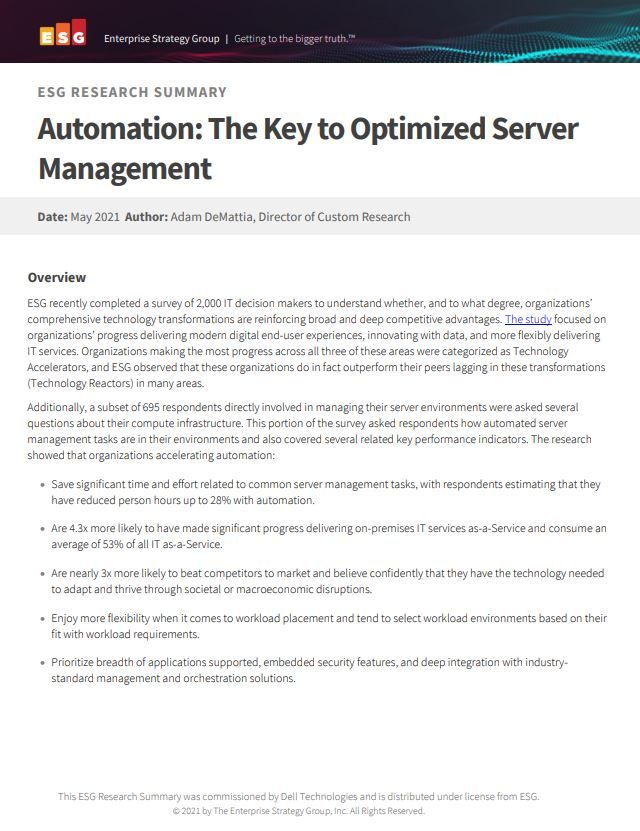 Automation: The key to optimised server management | IT Pro