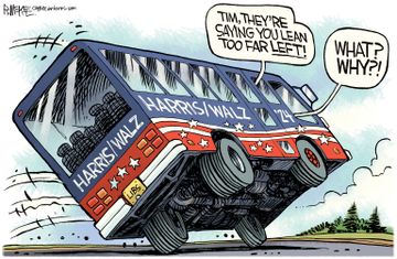 5 poll dancing cartoons about Tim Walz | The Week