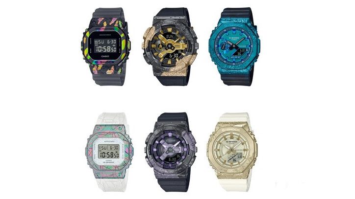 Casio unveils six rock-hard new G-Shock watches inspired by glittering ...