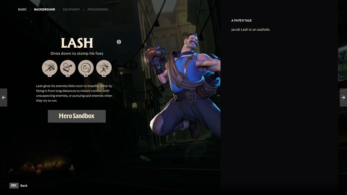 Deadlock wins the award for best placeholder UI text I've ever read ...