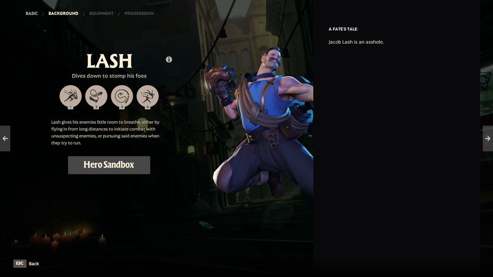 Deadlock wins the award for best placeholder UI text I've ever read ...