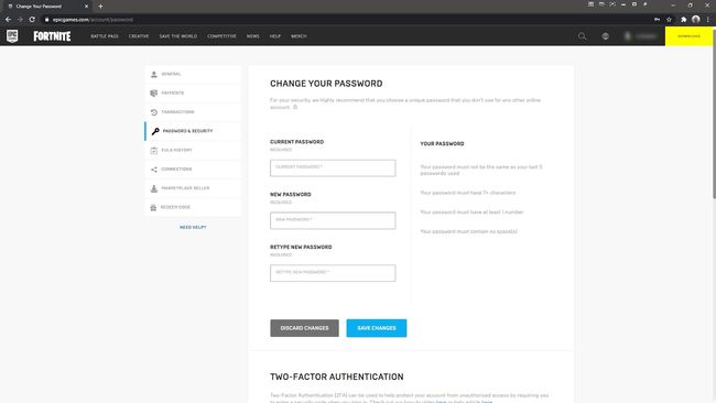 How to change your Fortnite password in the Epic Games Launcher | TechRadar