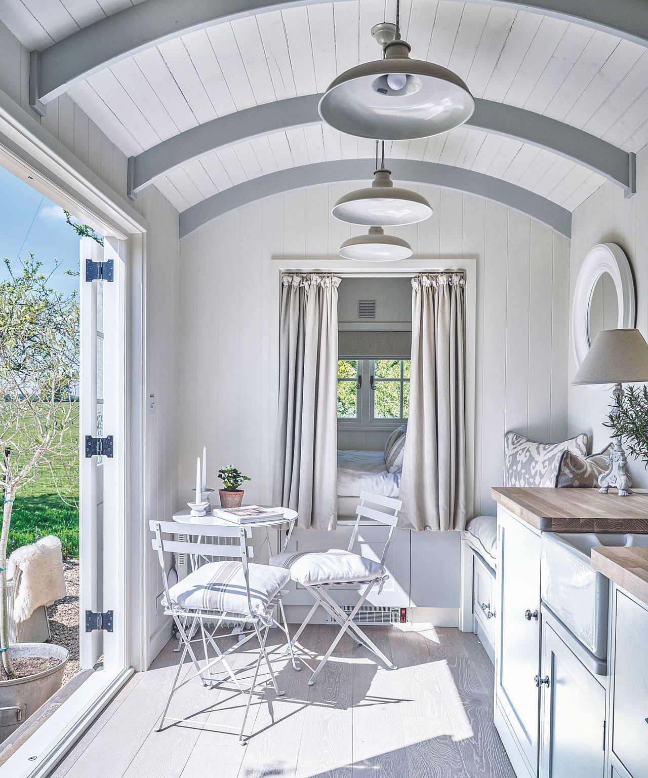 See how a row of dilapidated cottages has become an idyllic home ...