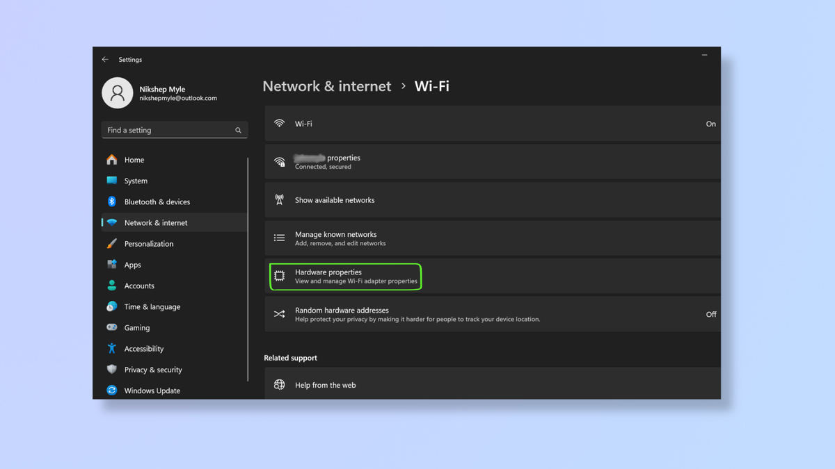 How to find your MAC address Windows 11 | Tom's Guide