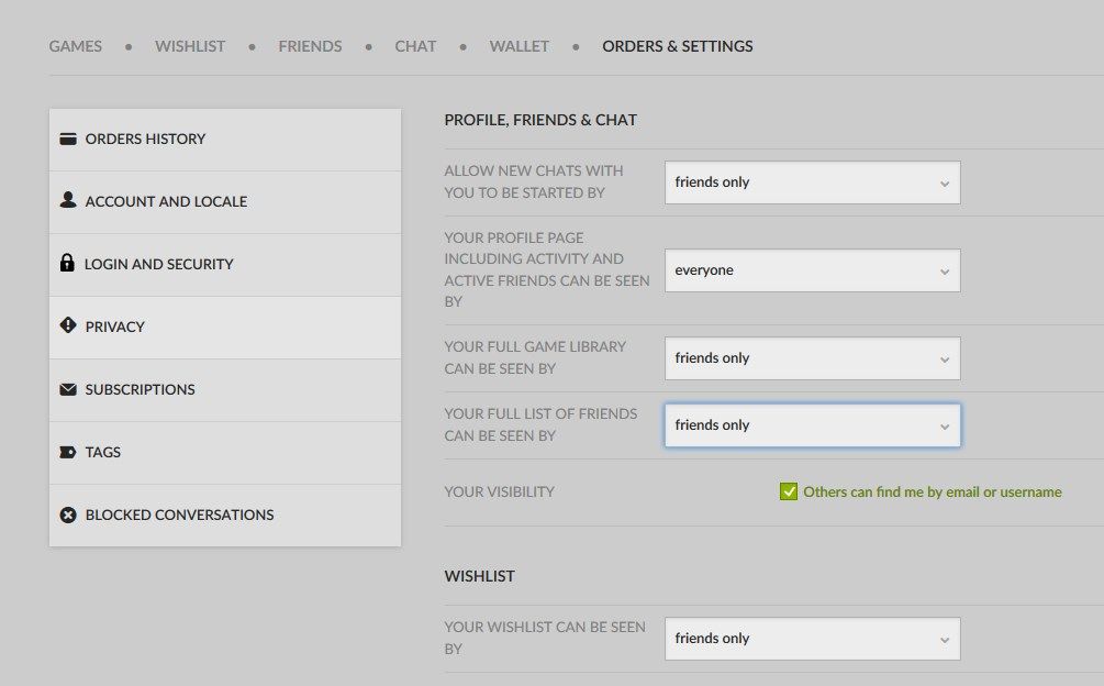 GOG is getting user profiles 'very soon' | PC Gamer