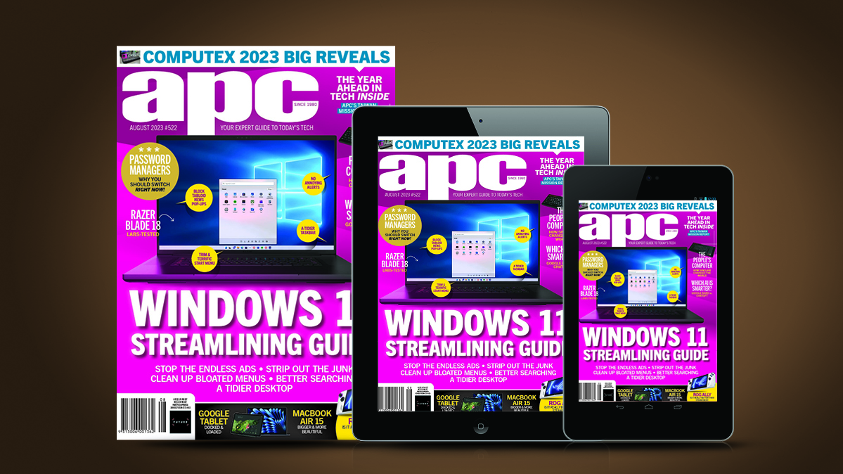 APC’s August 2023 issue is on sale now! | TechRadar