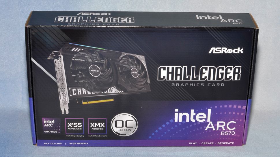 ASRock Arc B570 Challenger OC - Intel Arc B570 review featuring the ...