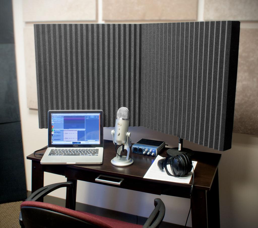 Auralex® Now Shipping DeskMAX™ Stand-Mounted Acoustical Panels | TV Tech