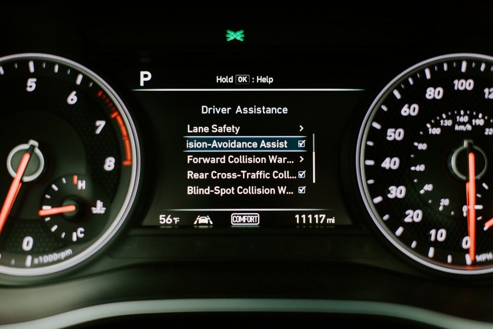 The collision detection on the 2019 Genesis G70 actually worked in a ...