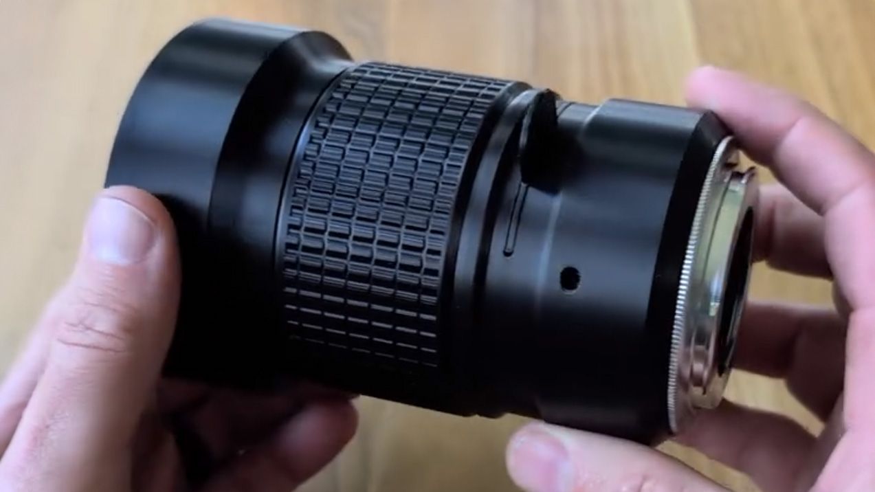 A 3D-printed lens with only two elements shouldn't look this good ...