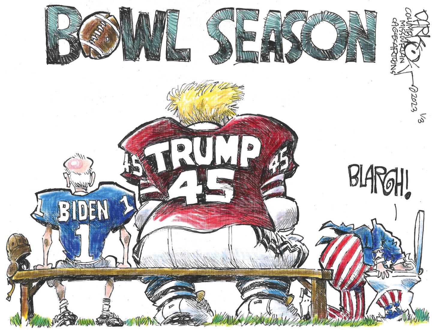 Today's political cartoons - January 3, 2024 | The Week