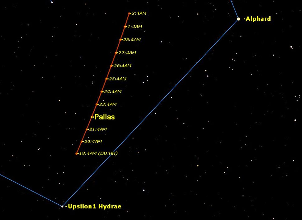 Spot Huge Asteroid Pallas in the Night Sky This Week | Space