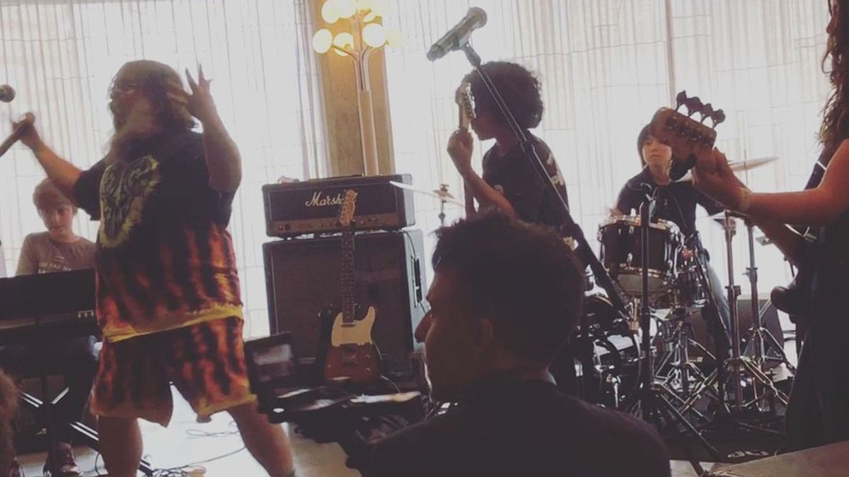 Tom Morello says his 12-year-old son “can shred circles” around him ...