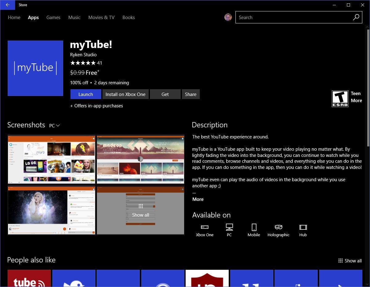 Pick up MyTube for free for the next two days | Windows Central