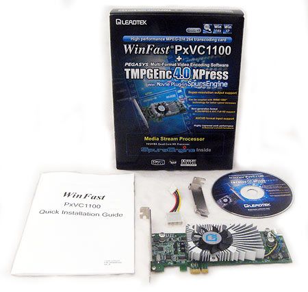 The WinFast PxVC1100 - The WinFast PxVC1100 Video Transcoding Card ...