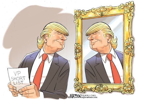 Political cartoon U.S. trump VP 2016 | The Week