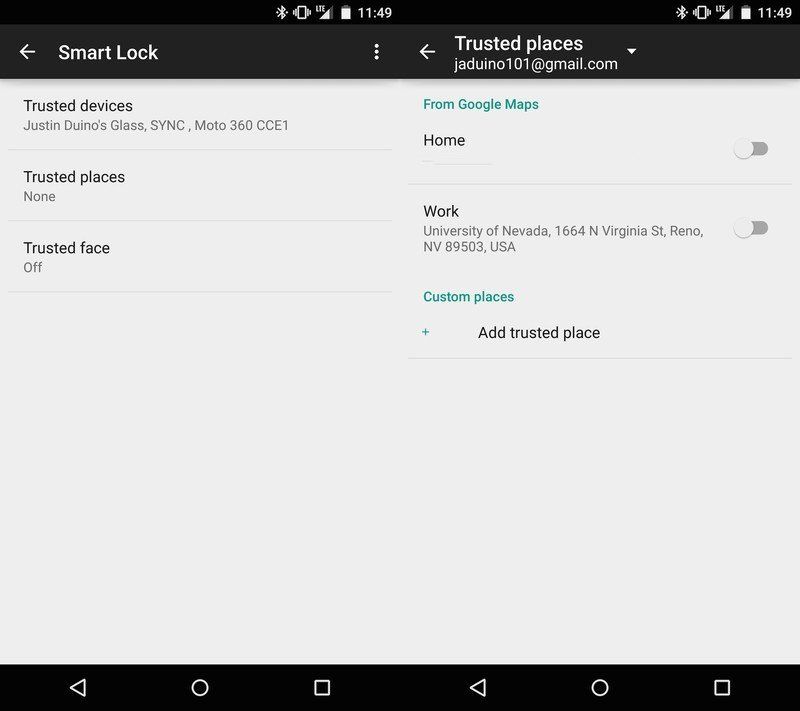 How to add a trusted place in Android 5.0 Lollipop | Android Central