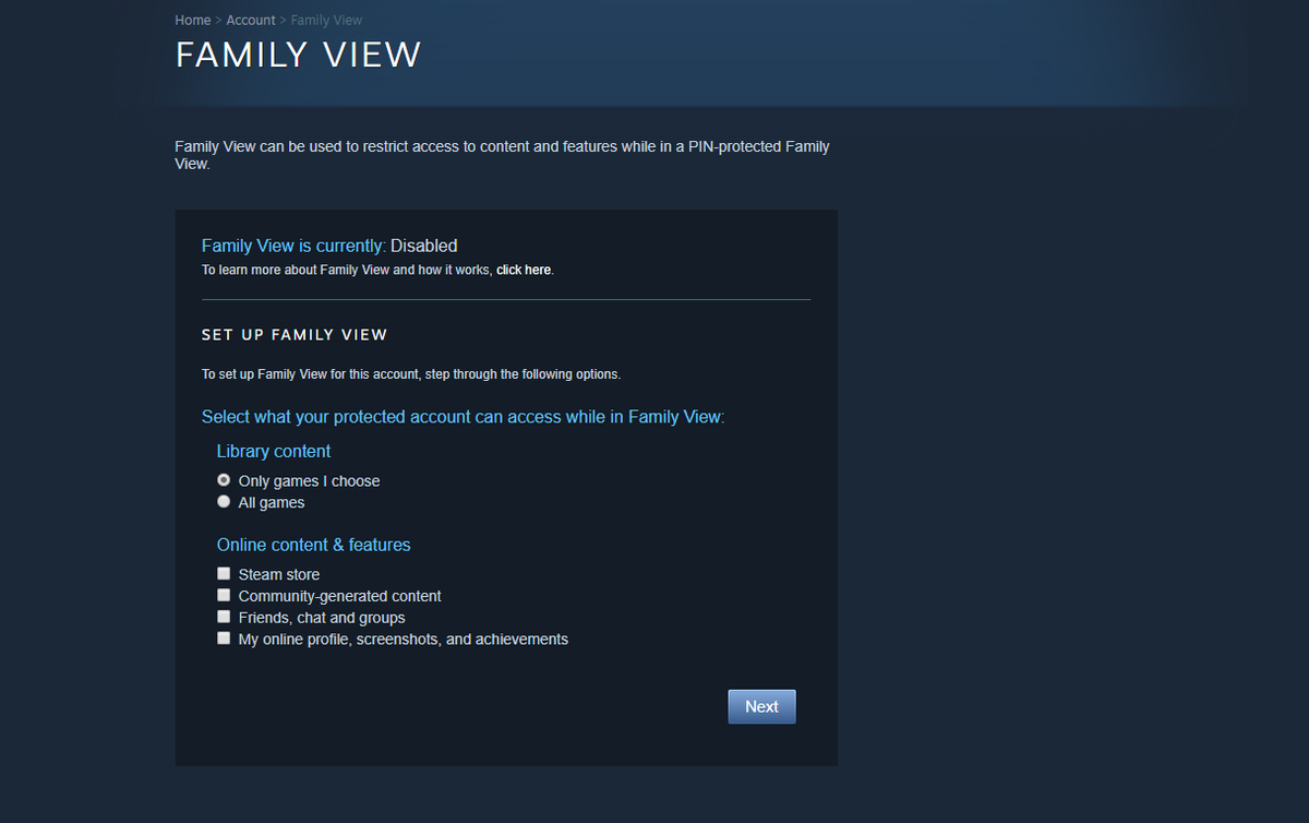 How to set up and use Steam Family View | Windows Central