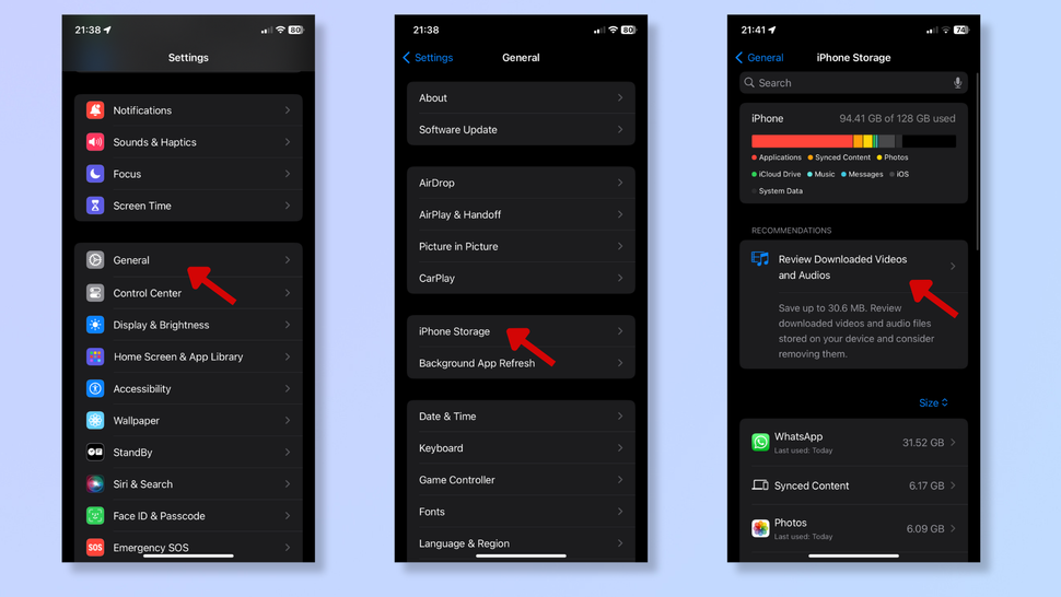 How to clear storage on iPhone | TechRadar