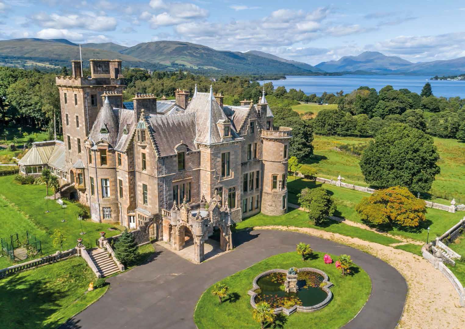 A fantasy castle for sale on Loch Lomond, with a Rennie Mackintosh ...