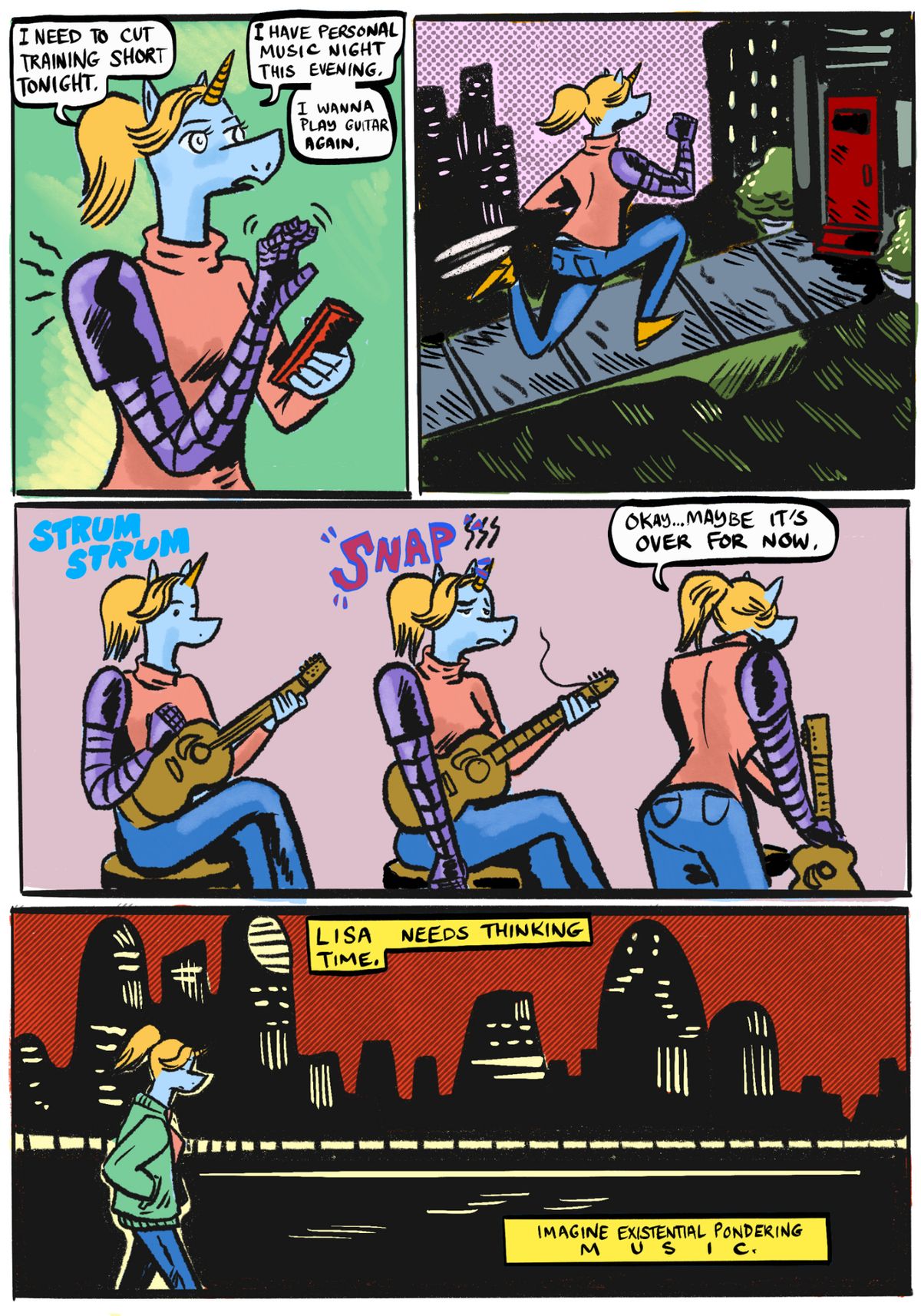 Lisa Cheese and the Ghost Guitar is an urban fantasy about an ...