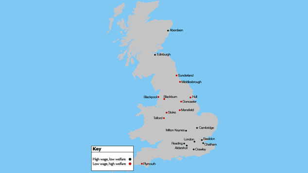 MoneyWeek map: Britain’s richest and poorest cities | MoneyWeek