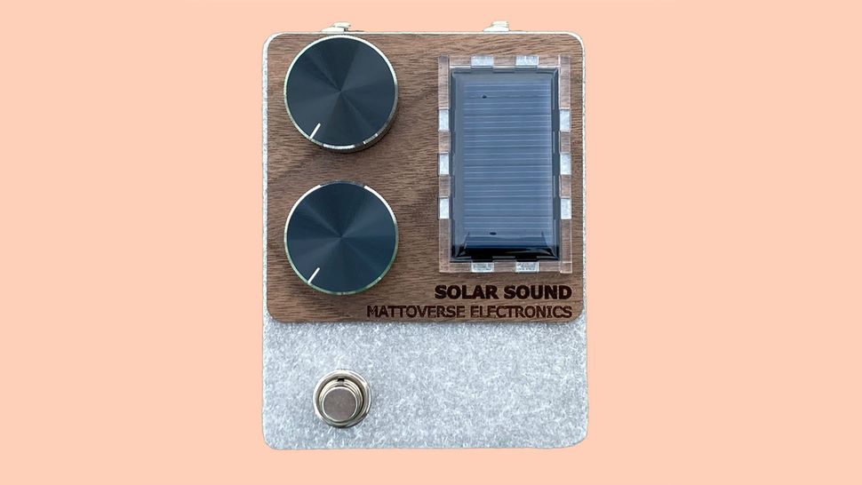 Mattoverse’s Solar Sound Drive pedal reacts to light using a built-in ...