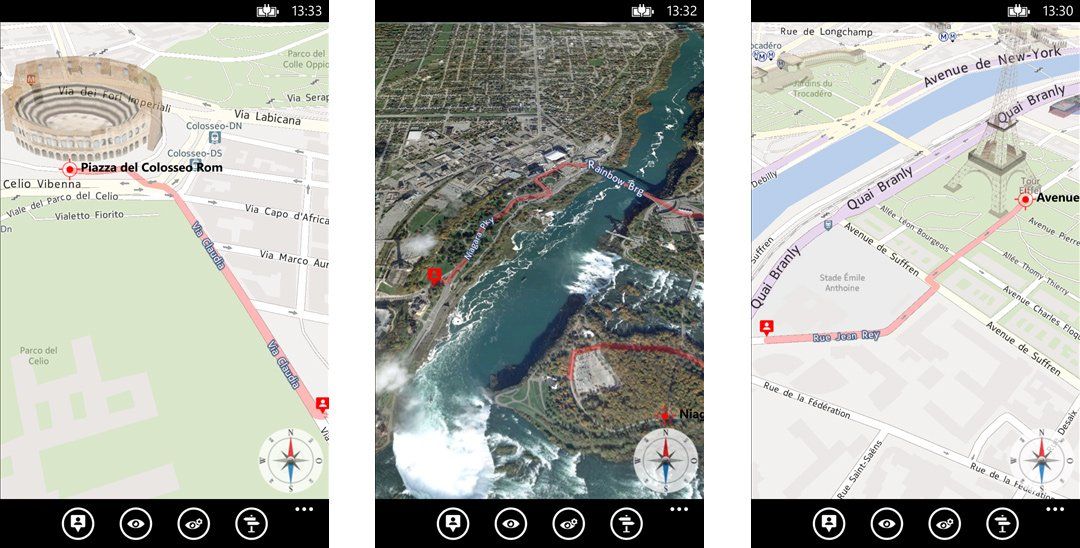 Compass Deluxe for Windows Phone offers free 3D map navigation and more ...