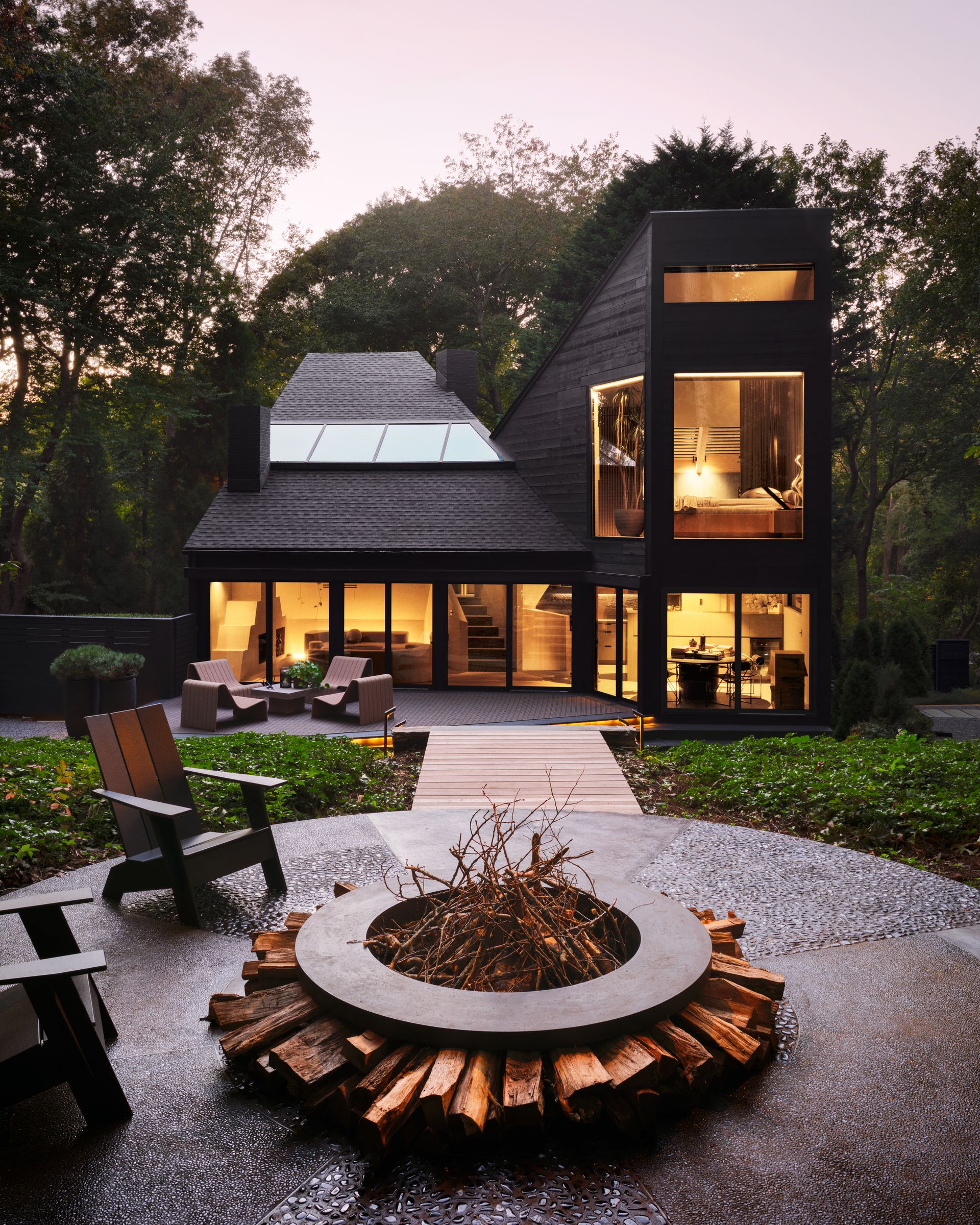 Though inspired by the lairs of Bond villains, this architect's home is ...
