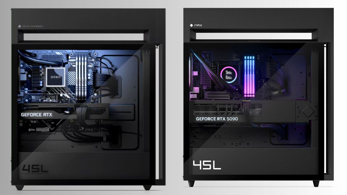 HP announces an updated set of Omen Max 45L RTX 5090 rigs with Ryzen ...